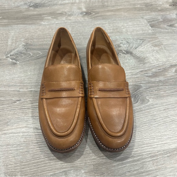 Madewell | Shoes | Madewell Elinor Tan Leather Loafer Size 9 | Poshmark